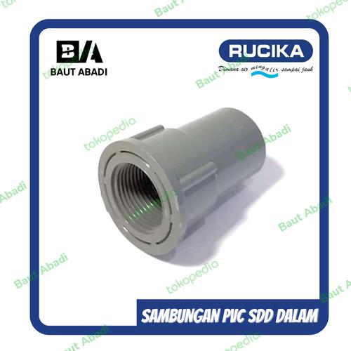 Jual Sambungan PVC Sok Drat Dalam - 3/4", Drat Kuningan - Kota Palu ...