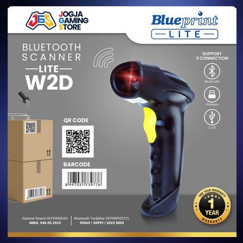Jual Barcode Scanner 2D Blueprint Lite W2D Auto Scan USB + BT+ Wireless ...