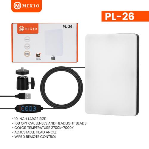 Jual MIXIO PL26 Lampu Foto LED Video Light LIVE STREAMING Ringlight ...
