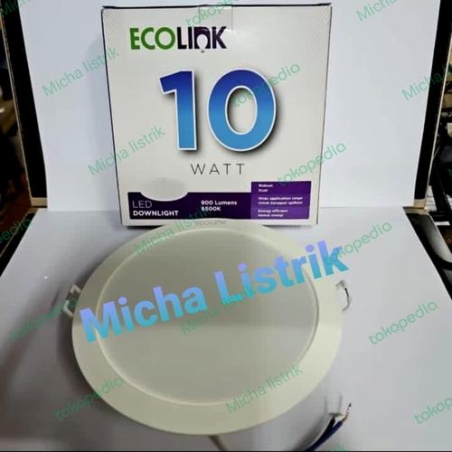 Jual ECOLINK Downlight ELD190B LED8 10W Inbow/ LED Panel Slim 10W 5 ...
