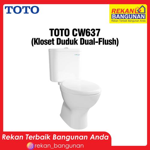 Jual Kloset Duduk Dual-Flush | Toto CW637 - Kota Bekasi - Rekan ...