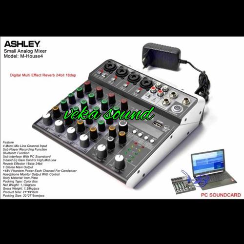 Jual Mixer Audio Ashley M House 4 /M House4 Original 4 Channel - Jakarta Utara - veka sound ...