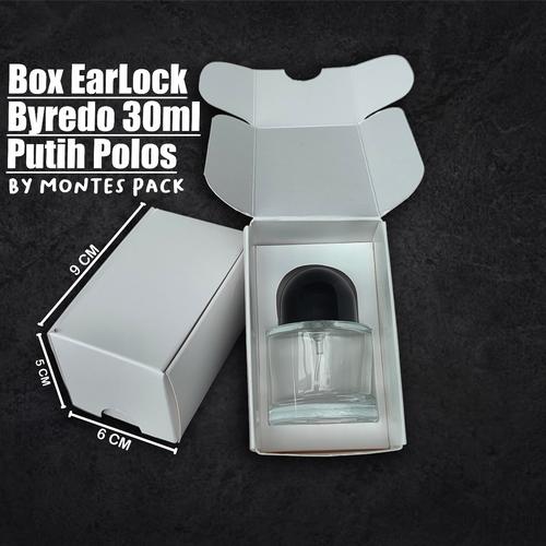 Jual BOX EARLOCK | untuk botol Byredo 30ml | box parfum earlock Putih ...