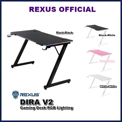 Jual Rexus DIRA V2 RXD-122 RGB LED Gaming Desk RXD122 Meja Gaming ...