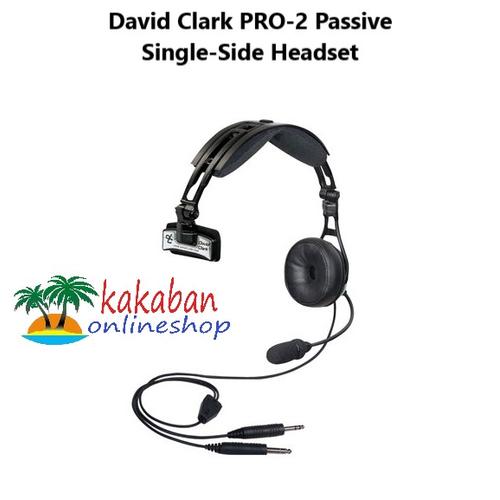 Jual David Clark PRO-2 Passive Single-Side Headset - Jakarta Pusat ...