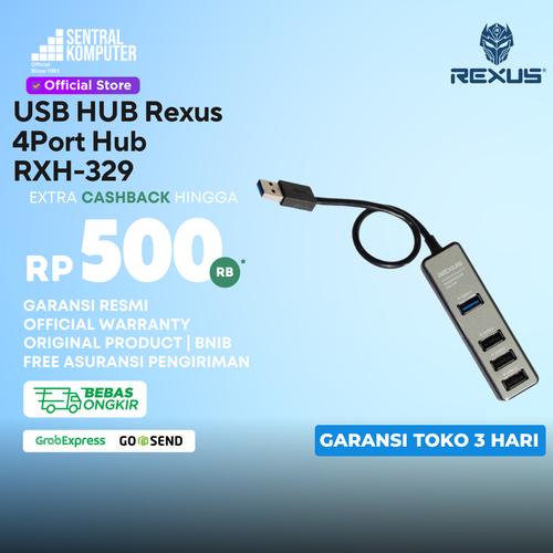 Jual Rexus USB Hub 329 - Jakarta Timur - Sentral Komputer | Tokopedia