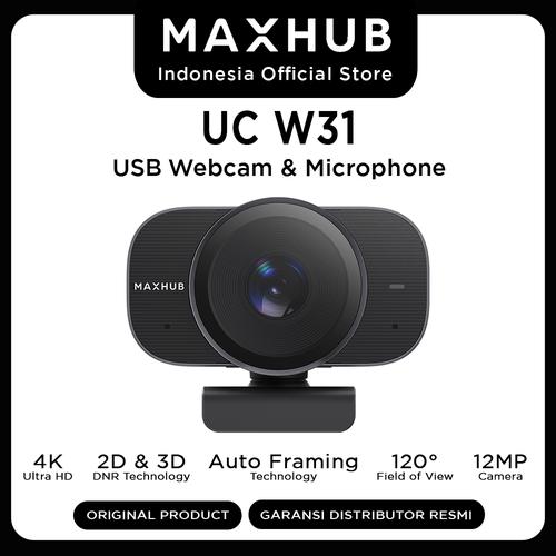 Jual MAXHUB UC W31 | 4K Ultra HD Autoframing USB Webcam - Jakarta Utara - MAXHUB Indonesia ...