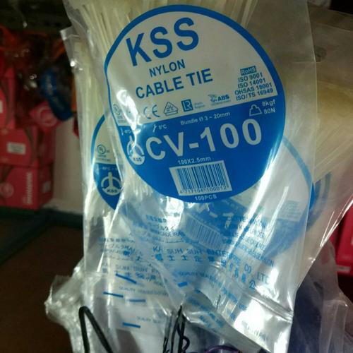 Jual KABEL TIES KSS 10 CM CV-100 PUTIH ISI 100pcs per pack - Jakarta ...