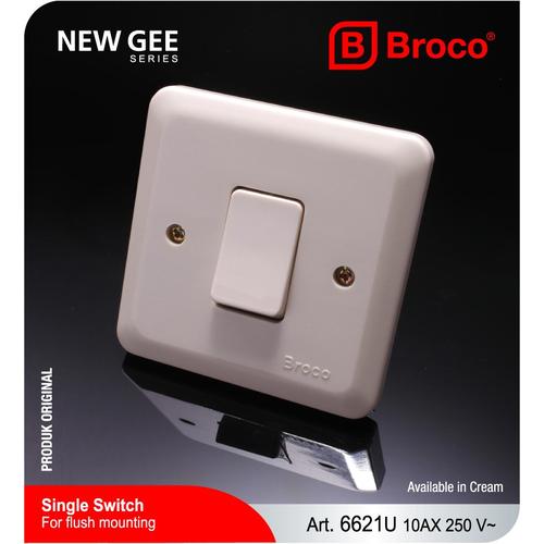 Jual Saklar Merk Broco 6621U 6622U Engkel IB NGU Original 1 & 2 Switch ...