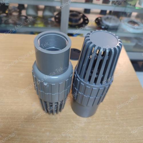 Jual Foot Valve PvC 1" inch Koneksi Drat Saringan PVC - Jakarta Barat ...