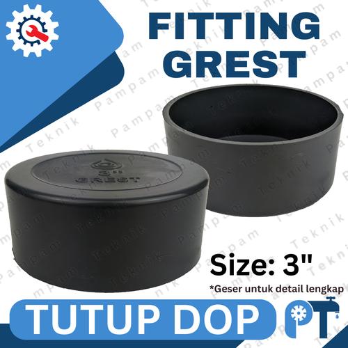 Jual DOP PIPA 3" PLUG POLOS 3 inch GREST AW - FITTING PVC GRES 3in ...