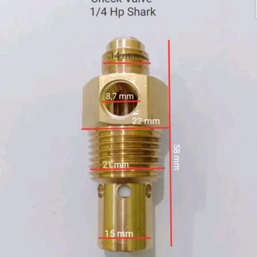 Jual 1/4 Hp check valve otomatis kompresor SHARK - Kab. Tangerang ...