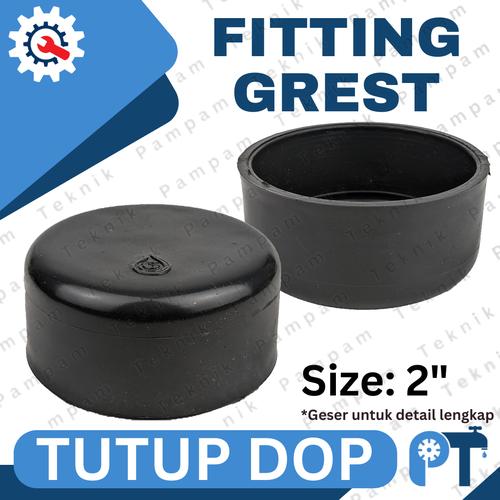 Jual DOP PIPA 2" PLUG POLOS 2 inch GREST AW - FITTING PVC GRES 2in ...