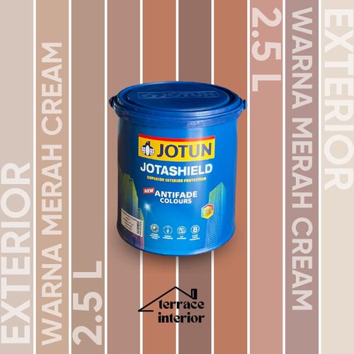 Promo Cat Tembok Jotashield Antifade Exterior Jotun warna Merah Cream 2 ...