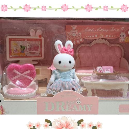 Jual mainan boneka rumah rumahan playhouse doll boneka kelinci Dreamy ...