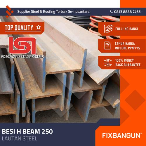 Jual Besi H Beam 250 x 250 Pj. 6m / 12m LS SNI - Panjang 6m - Jakarta Barat - Fixbangun Steel ...