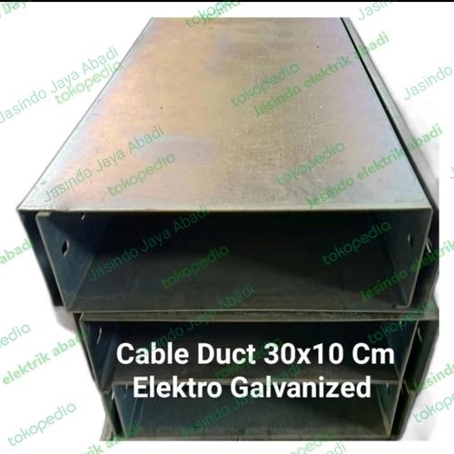 Jual cable duck / tray Tampa lubang 300 x 100 x 3M Electro Galvanis ...