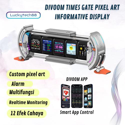 Jual Divoom Times Gate Pixel Art Informative Display Pixel Clock ...