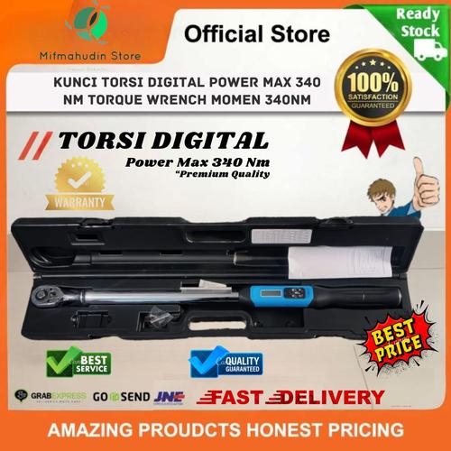 Jual Kunci Torsi Digital Power Max 340 Nm Torque Wrench Momen 340Nm ...