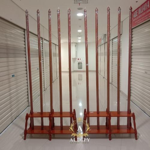 Jual Tiang Pataka Bendera Ruangan Lobang 5,Satu Set Tiang Tatakan(Via ...