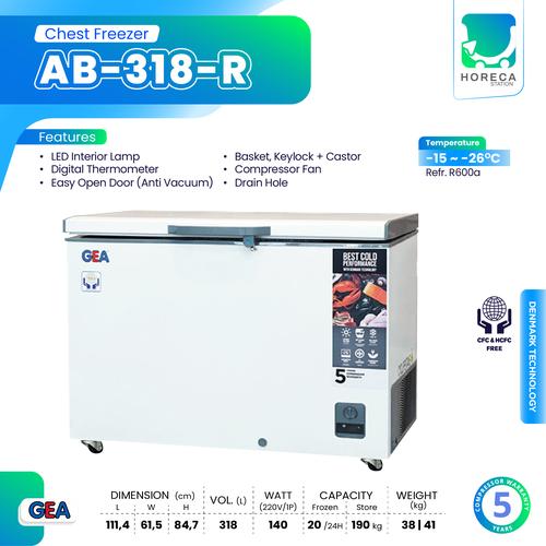 Jual GEA Chest Freezer Box 318 Liter AB-318-R / AB 318 R / AB318R ...