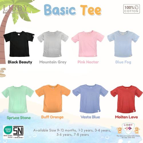 Jual LIBBY Earth Colour Basic Tee Seri 2(1PCS /Pack) - Black Beauty, 1-2Y - Jakarta Barat ...