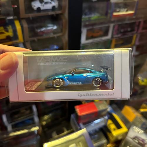 Jual Ignition Model Igmo x Tarmac Nissan skyline GTR R35 Blue biru ...