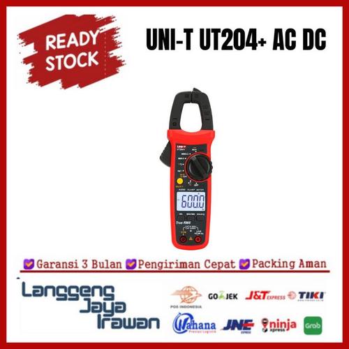 Jual SALE DIGITAL CLAMP METER UT-204+ TANG AMPERE UNI-T UT204+ AC DC ...