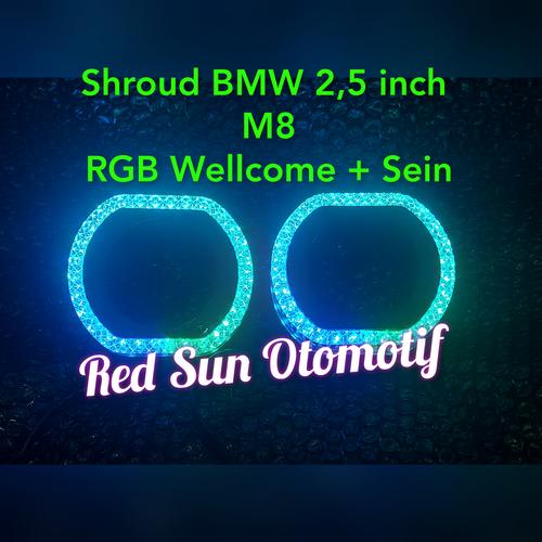 Jual Shroud BMW vietnam RGB 2,5 inch aes RGB Bluetooth M8 pcx Vario ...