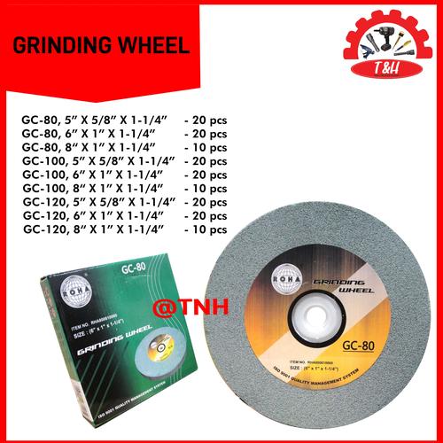 Jual Roda Gerinda / Grinding Wheel GC-80 Roha - Tipe 1 - Jakarta Barat ...