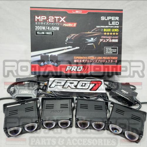 Jual Mini Projie Pro7 MP.2TX Super LED Blue Lens 4x50W / MP 2TX - Per 1 ...