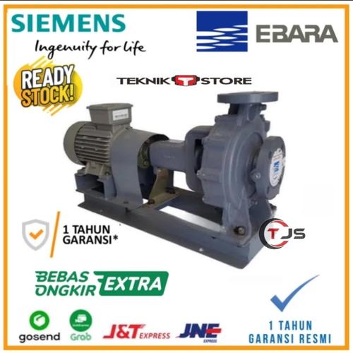 Jual Pompa Air Centrifugal Ebara 50x40 FSHA 4kw 5,5hp 3ph Motor Siemens ...