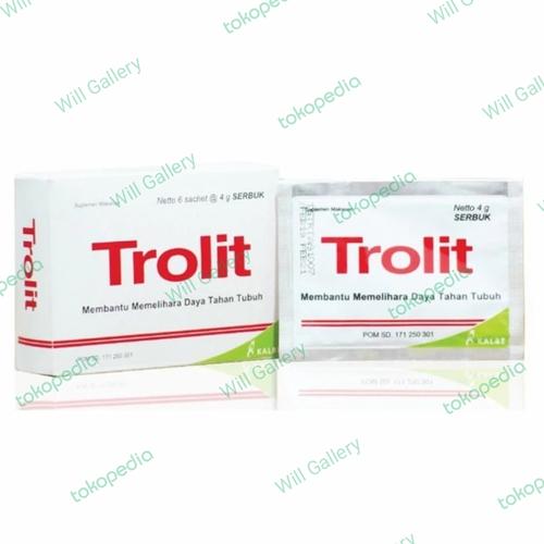 Jual TROLIT Angkak Merah BOX Isi 6 Sachet DBD Trombosit Elektrolit ...