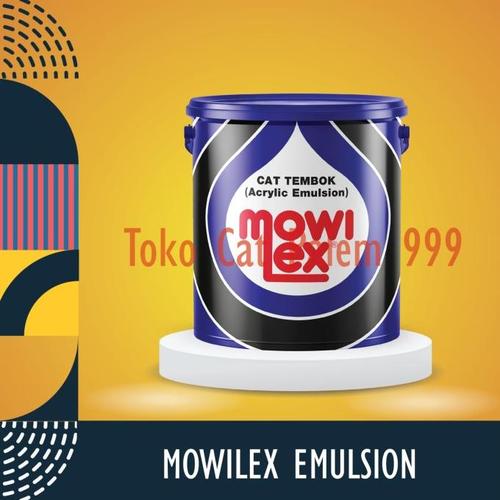 Jual Cat Tembok Interior MOWILEX EMULSION warna Putih E100 20 L PAIL ...