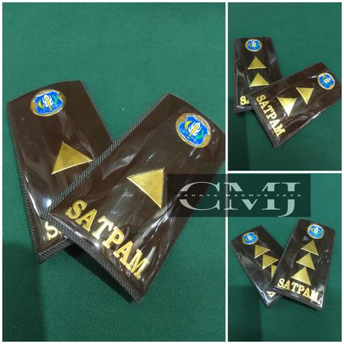 Jual pangkat satpam fiber kuning segitiga - segitiga tiga - Jakarta ...