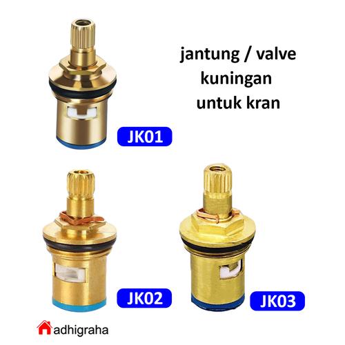 Jual jantung kran kuningan valve keran spare part kran JK01 JK02 JK03 - JK 01 - Kota Malang ...