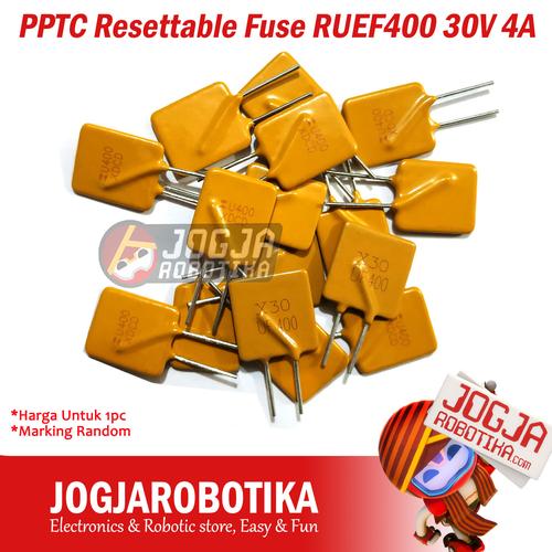 Jual PPTC Resettable Fuse RUEF400 30V 4A - - Jogjarobotika | Tokopedia