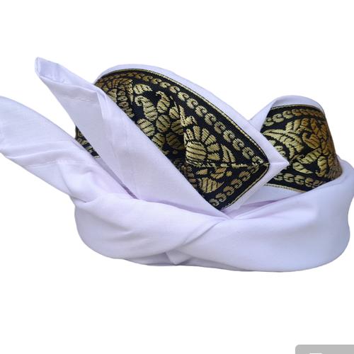 Jual udeng putih dua tepi - model ikat - Kab. Badung - Mesari Udeng ...