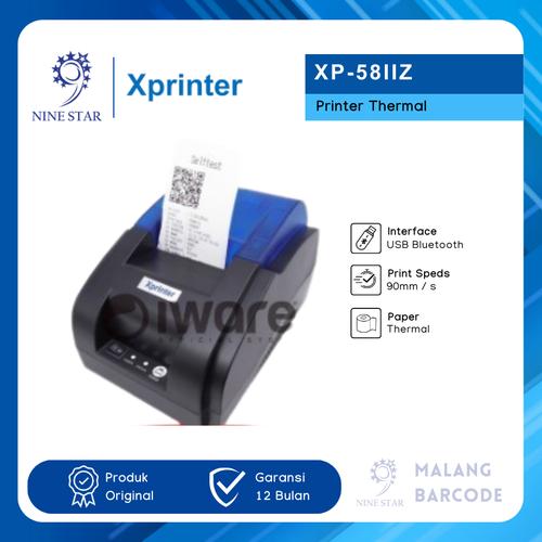Jual Xprinter XP-58IIZ 58mm Printer Thermal Bluetooth Multi device Rj11 ...