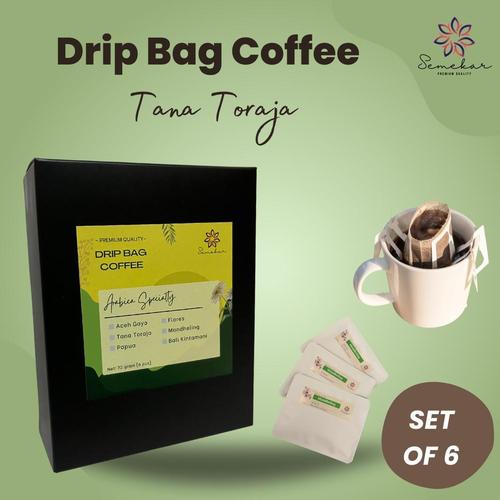 Jual Kopi Drip Bag Tana Toraja Arabica Specialty Coffee Grade 1 - Box 6 ...