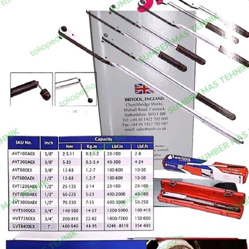 Jual kunci torsi bri tool evt3000a britool torque wrench evt3000a ...