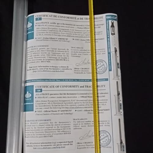 Jual Thermometer ASTM 12C Alla France/Termometer Allafrance - Kab ...