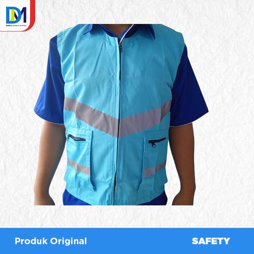 Jual Rompi Staf Proyek Rompi Visitor Rompi Proyek Biru Produk Original ...