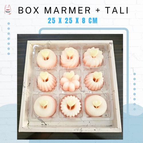 Jual BOX DAN MIKA SEKAT 9 UNTUK KOTAK PUDING KUE 25x25 T.8cm - Kota ...