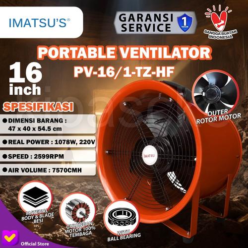 Jual Portable Blower 16 Inch 220V Heavy Duty Fan Blower Industri 16 ...