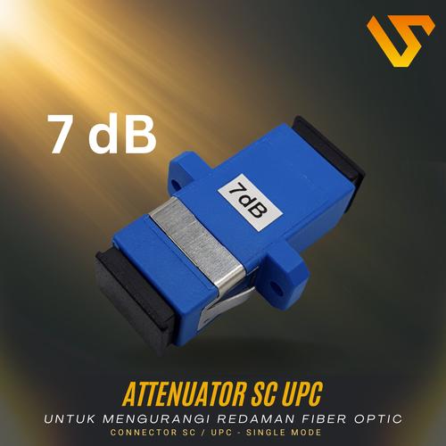 Jual Fiber Optic Attenuator SC UPC Flange |Redaman FO|3dB 5dB 7dB 10dB ...