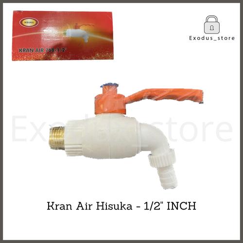Jual Kran air plastik tanam PVC tembok 1/2" inch Hisuka - Jakarta Barat ...