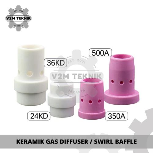 Promo Gas Diffuser 24KD 36KD PANA350 PANA500 / Keramik Las MIG CO2 ...