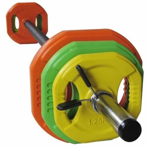 Jual WEIGHT PUMP BARBELL SET 20KG - Body gym warna lifesports - Jakarta ...
