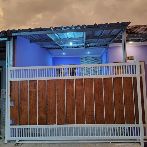 Jual pagar minimalis grc kayu plat - Kota Bandung - CANOPY SEJABAR ...